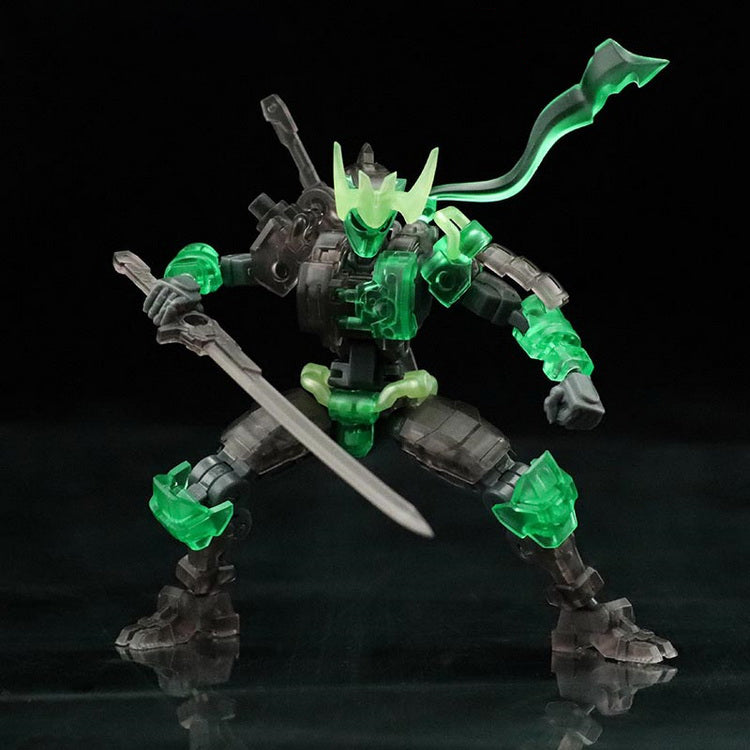 Number 57 Armored Puppet Oni Flame 1/24 Model Kit Green Version – HsunnyToy
